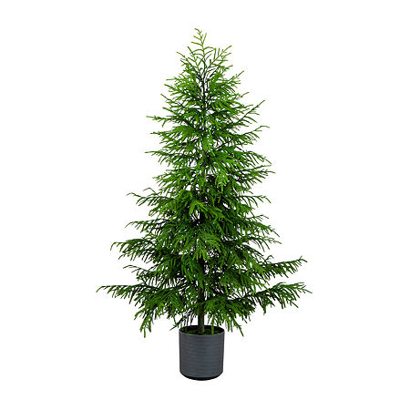 Click here for Nearly Natural 7 Foot Pine Christmas Tree  One Siz... prices