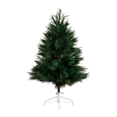 Nearly Natural 4 Foot Christmas Tree  One Size  Green