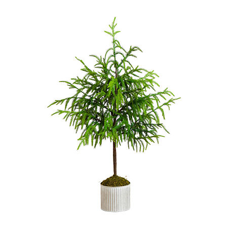 Click here for Nearly Natural 3 Foot Pine Christmas Tree  One Siz... prices