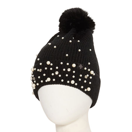 Click here for Nanette Lepore Womens Beanie  One Size  Black prices