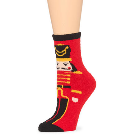 Click here for Mixit Holiday Cozy Womens 1 Pair Crew Socks  4-10... prices