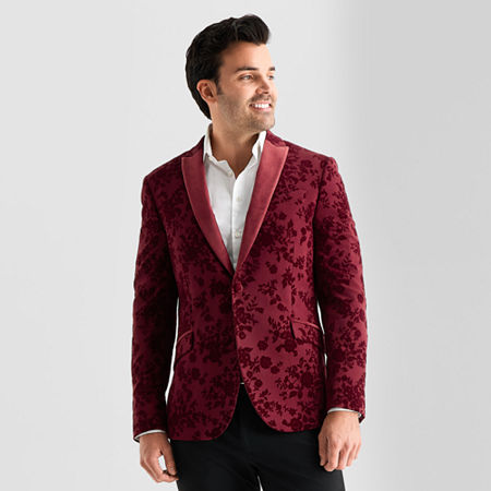 Click here for J. Ferrar Mens Floral Stretch Fabric Slim Fit Tuxe... prices