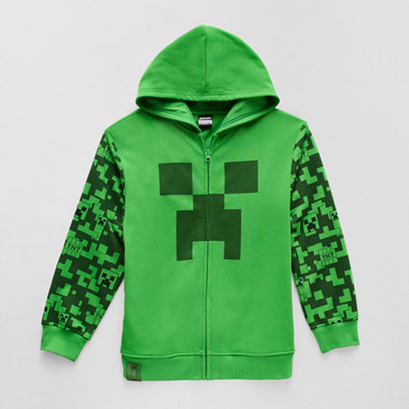 Click here for Little & Big Kid Boys Long Sleeve Minecraft Fleece... prices