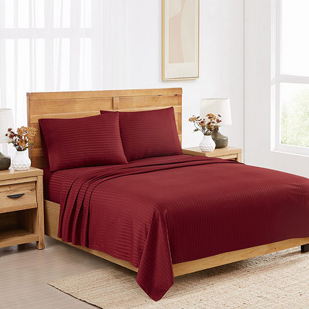 Click here for Royal Velvet Dobby Stripe King Pillowcase Pair She... prices