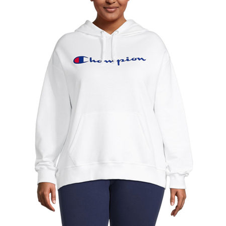 Click here for Champion Plus Powerblend Hoodie  1x  White prices
