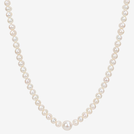 Click here for Womens White 100 Inch Strand Necklace  One Size prices