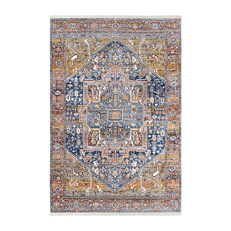 Click here for nuLoom Ethel Medallion Fringe Indoor Rectangular A... prices