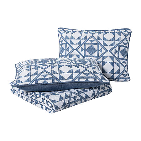 Wrangler Phoenix Patchwork Reversible Cotton Quilt Set