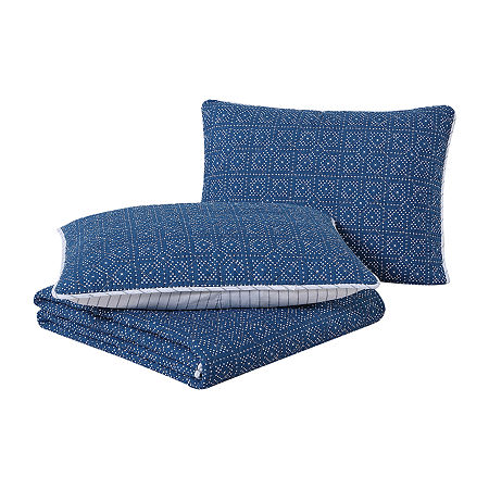 Click here for Wrangler Hamilton Quilt Set  One Size  Blue prices