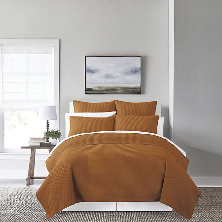 Click here for Home Expressions Geo Stitch Quilt  One Size  Brown prices