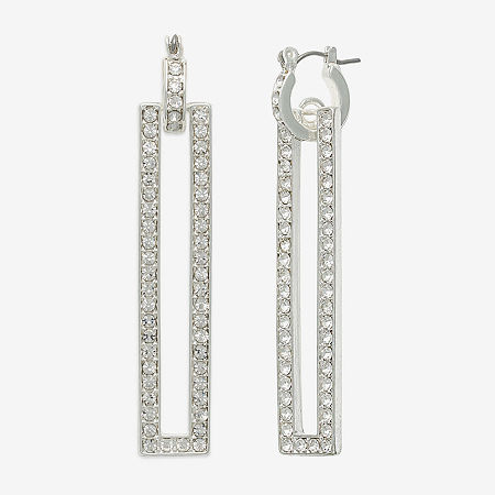 Click here for Mixit Womens Rectangular Drop Earrings  One Size... prices