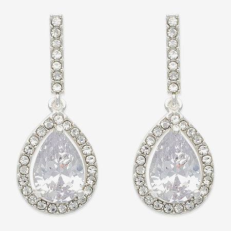 Click here for Mixit Womens Cubic Zirconia Drop Earrings  One Siz... prices