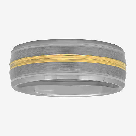 Click here for Mens 8MM Tungsten Wedding Band  11  Nocolor prices