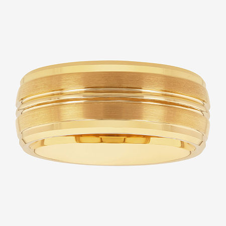 Click here for Mens 9M Tungsten Wedding Band  8 1/2  Yellow prices