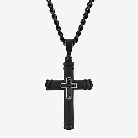 Click here for Mens Diamond Accent Natural Black Diamond Stainles... prices