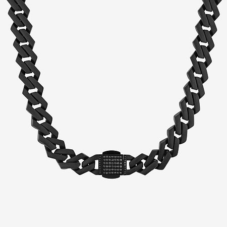 Click here for Mens Stainless Steel 20 Inch Link Necklace  One Si... prices