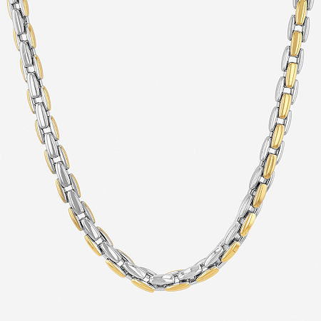 Click here for Mens Horseshoe Link Necklace in Stainless Steel  O... prices