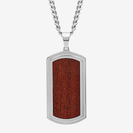 Click here for Mens Stainless Steel Dog Tag 24 Inch Pendant Neckl... prices