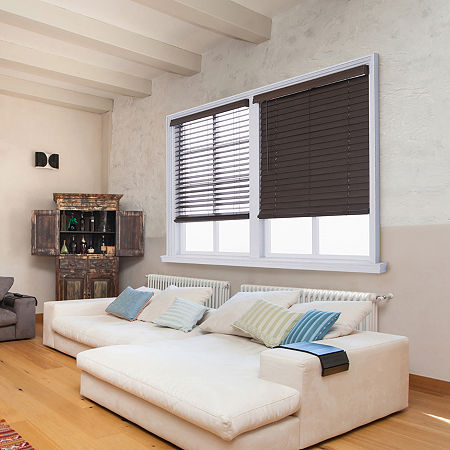 Click here for Distressed 2 1/2 Cut-to-Width Cordless Faux Wood B... prices