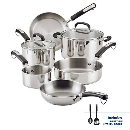 Click here for Farberware Brilliance Stainless Steel 10-pc. Cookw... prices