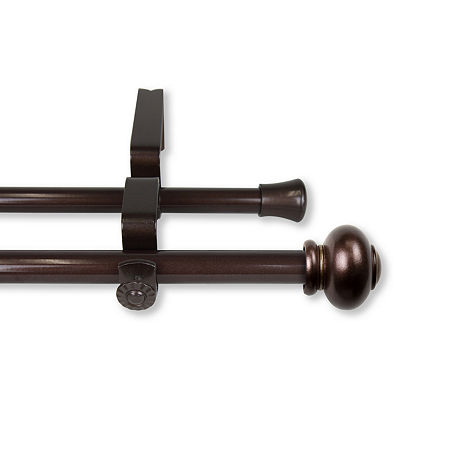 Click here for Rod Desyne Yolanda Double Curtain Rod  One Size  B... prices