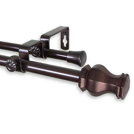 Click here for Rod Desyne Emelia â Adjustable Double Curtain Ro... prices