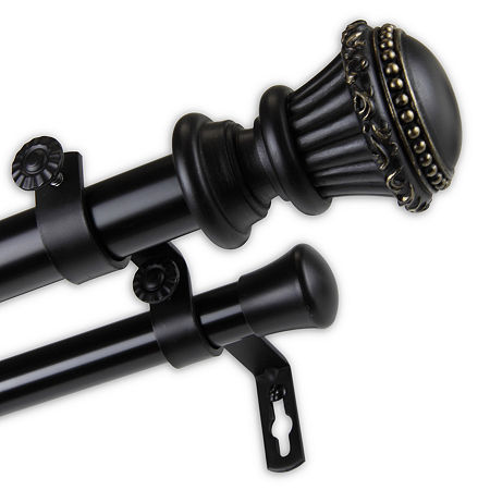 Click here for Rod Desyne Chance Double Curtain Rod  One Size  Bl... prices