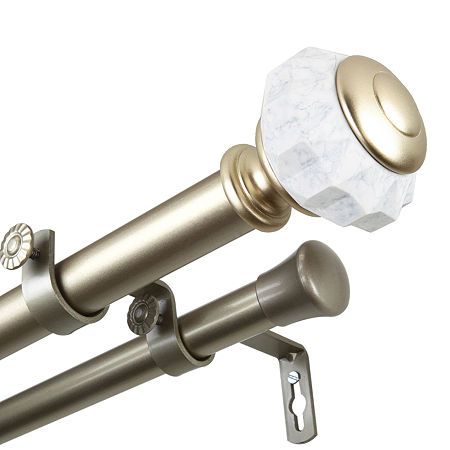 Click here for Rod Desyne Linden Double Curtain Rod  One Size  Ye... prices