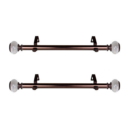 Click here for Rod Desyne Ironwood 1 IN Adjustable Side Curtain R... prices