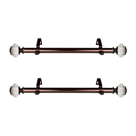 Click here for Rod Desyne Linden 1 IN Adjustable Side Curtain Rod... prices