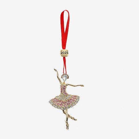 Click here for Monet Jewelry Gold Tone Pink Ballerina Christmas O... prices