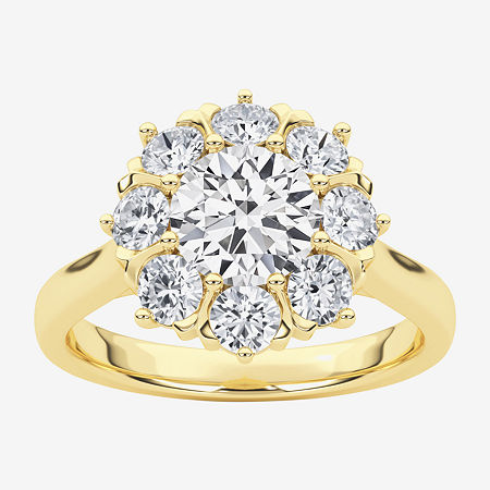 Click here for Grown Gorgeous (F  Vs2) Womens 1 1/2 CT. T.W. Lab... prices