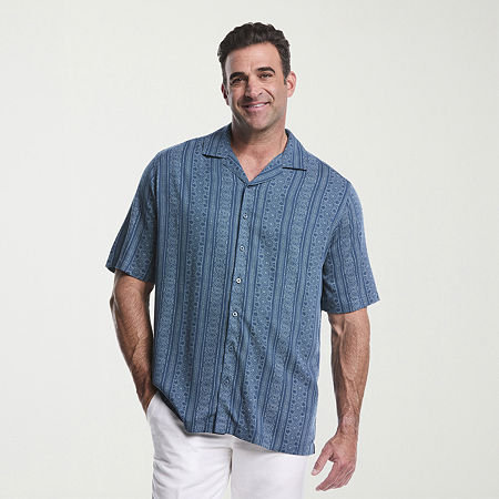 Click here for Cubavera Mens Short Sleeve Regular Fit Big and Tal... prices