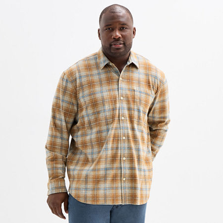 Click here for mutual weave Mens Long Sleeve Classic Fit Big and... prices