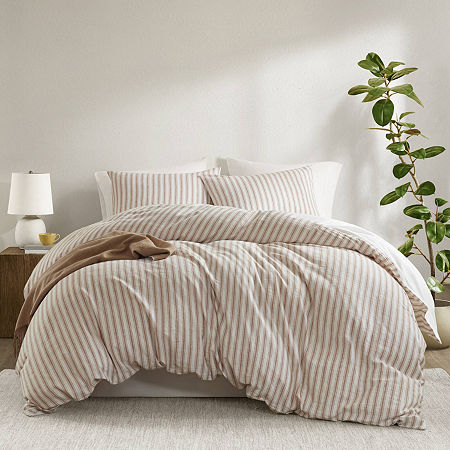 Click here for Madison Park Etta Striped 3-Pc. Duvet Cover Set  Q... prices