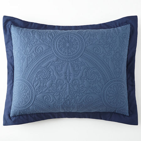 Click here for Vue Bensonhurst Pillow Sham  One Size  Blue prices
