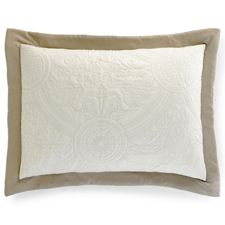 Click here for Vue Bensonhurst Pillow Sham  One Size  White prices