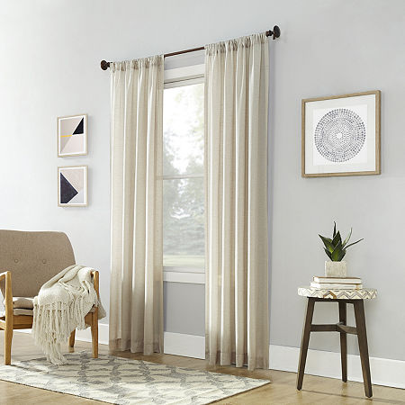 Click here for Amalfi Linen Blend Textured Semi-Sheer Rod Pocket... prices