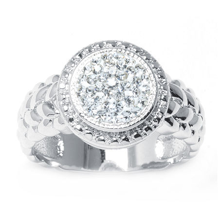 Click here for Sparkle Allure Pure Silver Over Brass Clear Crysta... prices