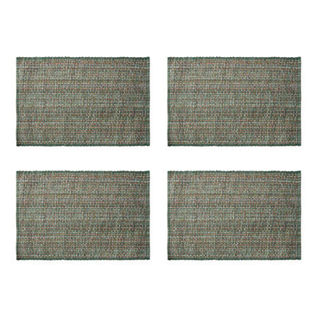 Click here for Homewear Homespun Holiday Placemat  One Size  Gree... prices