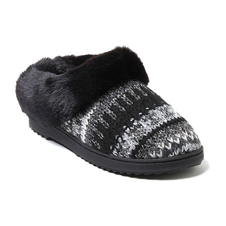 Click here for Dearfoams Hannah Festive Knit Womens Memory Foam C... prices