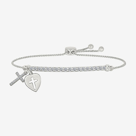 Click here for Womens Lab Created White Sapphire Sterling Silver... prices