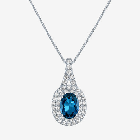 Click here for Gemstone & Lab-Created White Sapphire Sterling Sil... prices