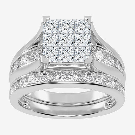 Click here for 2 CT.T.W. Natural Princess & Round Diamond 10K or... prices