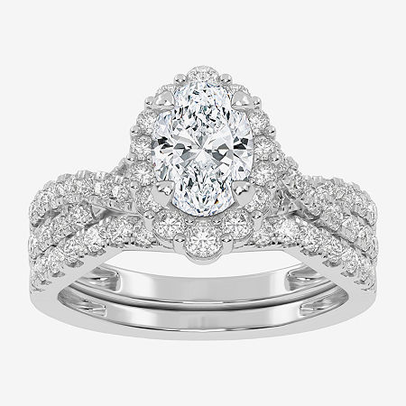 Click here for (G-H / Si1-Si2) Womens 1 1/3 CT. T.W. Lab Grown Wh... prices