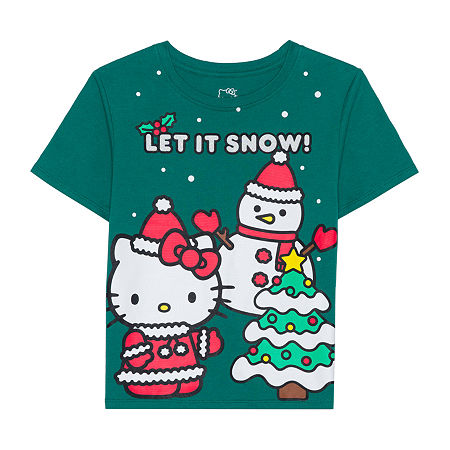 Click here for Little & Big Kid Girls Crew Neck Short Sleeve Regu... prices