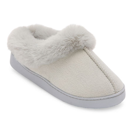 Click here for Cuddl Duds Microsuede Womens Clog Slippers  Small... prices