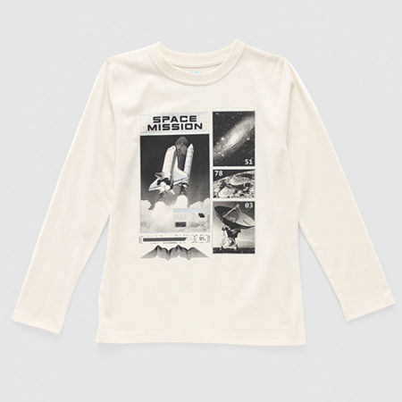 Click here for Thereabouts Little & Big Kid Boys Crew Neck Long S... prices