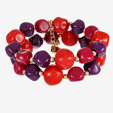 Click here for Mixit Gold Tone & Red Womens 2-pc. Bracelet Set  O... prices