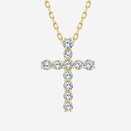 Click here for Cross (F Si2) Womens 1/3 CT. T.W. Lab Grown White... prices